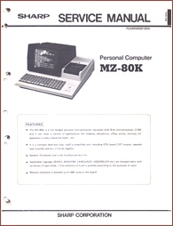 MZ-80K Manuals